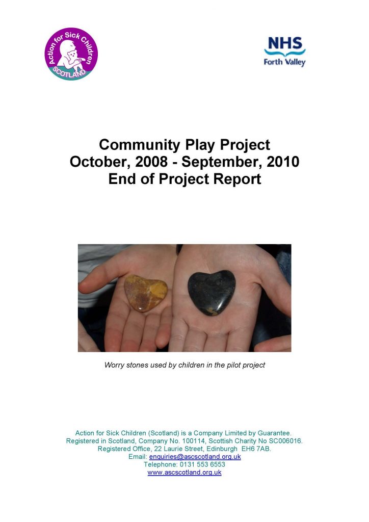 Community Play Project 2008-2010 Report - Children's Health Scotland