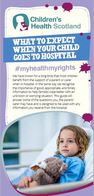 What to expect when a child goes to hospital - Children's Health Scotland