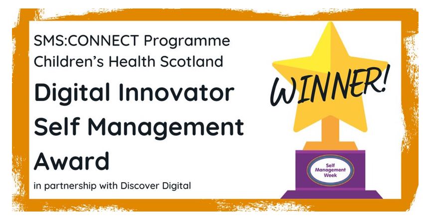 SMS:CONNECT wins Digital Innovator Self-Management Award - Children's ...